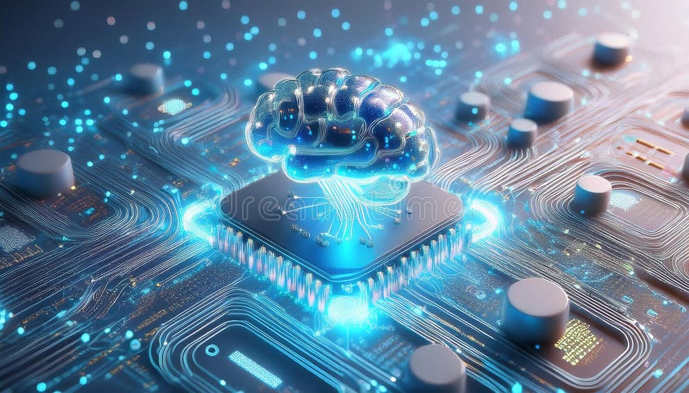 Artificial Intelligence AI Neural Network Digital Brain Machine Deep ...