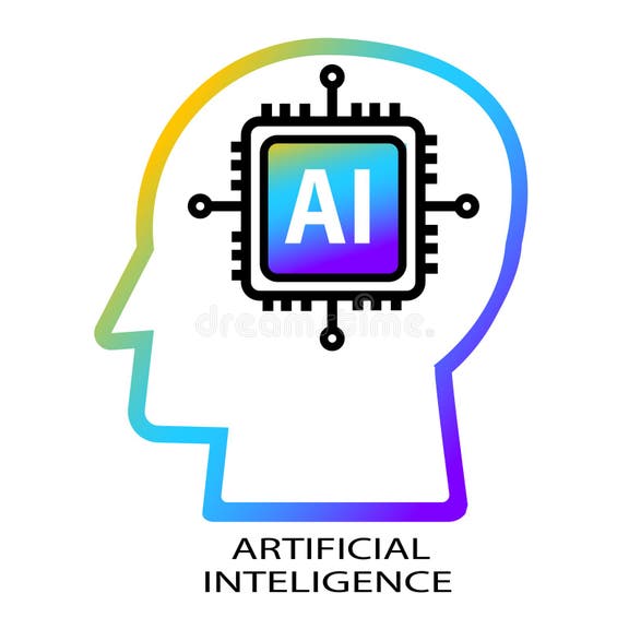 Artificial Intelligence AI Processor Chip Icon.AI Processor Circuit Vector Set.Mini AI CPU Icon ...