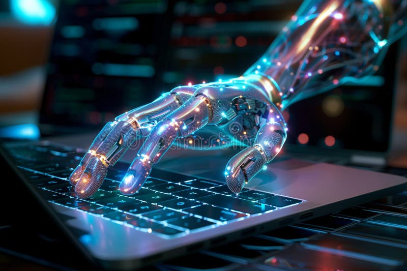 Artificial Intelligence AI Robot Hand Information Technology Business ...