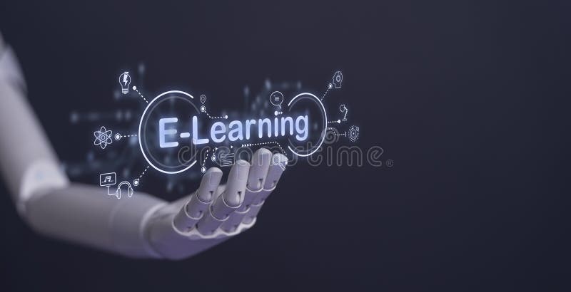 Artificial Intelligence (AI), Robot Hand Showing Tech Innovative ...