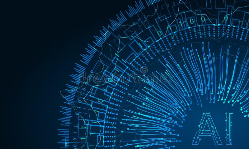 Artificial Intelligence, AI Technologies Concepts. Big Data ...