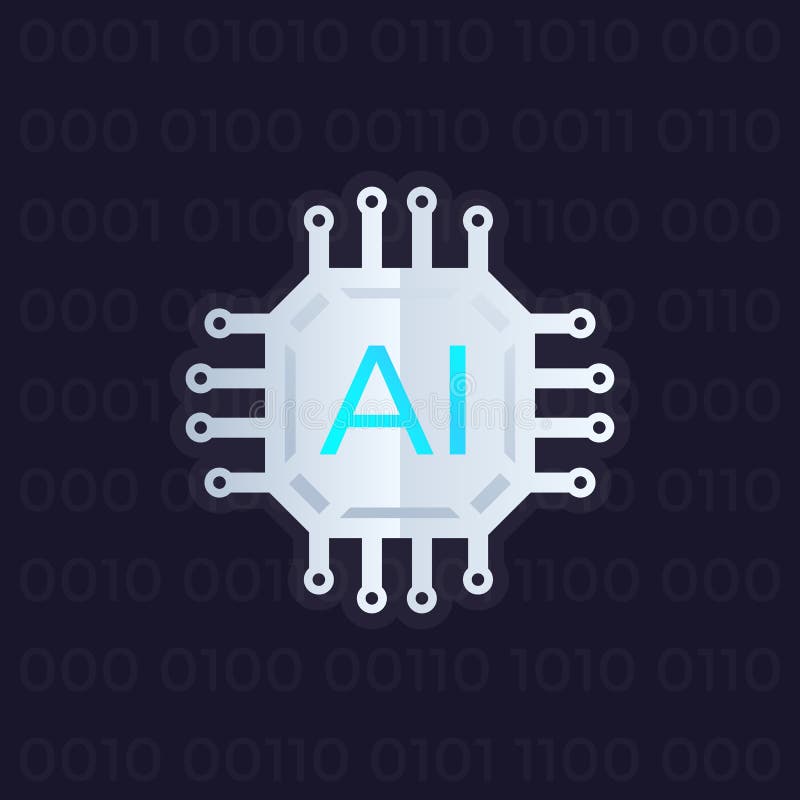 Artificial Intelligence, AI Vector Illustration Stock Vector ...