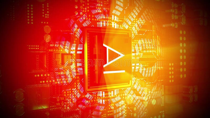 Artificial Intelligence - AI Word on Computer Processor - Red Color ...