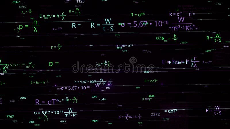 Artificial Intelligence AI Writing Abstract Math and Physics Formulas ...