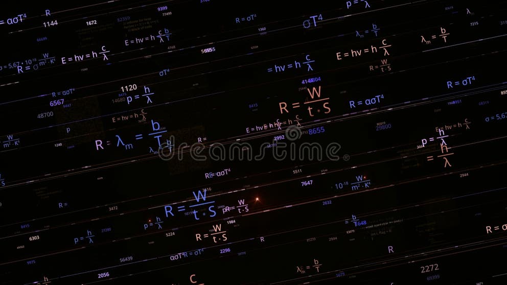 Artificial Intelligence AI Writing Abstract Math and Physics Formulas ...