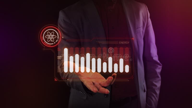 Artificial Intelligence Analyzes a Chart with Data on the Decline in ...