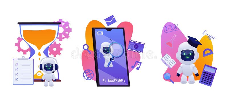 Ai Education Assistant Stock Illustrations – 2,850 Ai Education ...