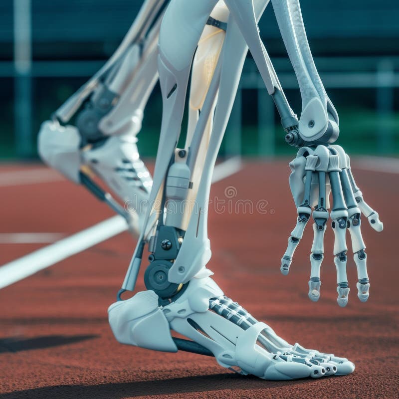 Artificial Intelligence in Athletic Injury Recovery Stock Illustration ...
