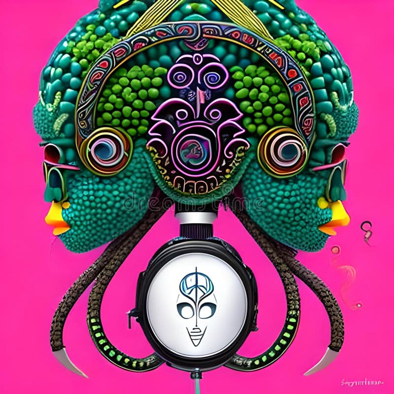 Artificial Intelligence Background, Abstract Art, Cyborg Face, Portrait ...