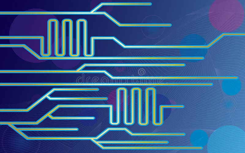 Artificial Intelligence Web Technology Background Stock Vector ...