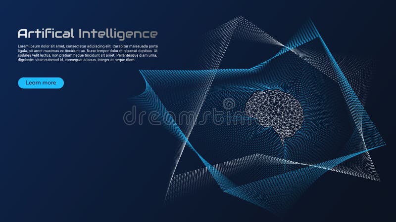 Artificial Intelligence Banner 15 Stock Vector - Illustration of ...