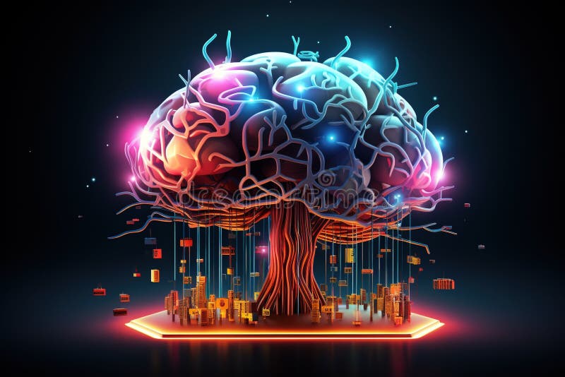 Artificial Intelligence Brain, Digital Abstract Technology Futuristic ... Artificial Intelligence Brain, Digital Abstract Technology Futuristic ...