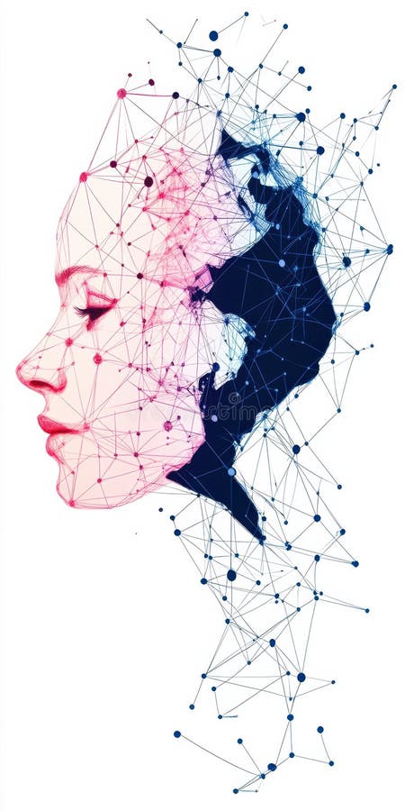 Ai Brain Connected Nodes Artificial Intelligence Neural Network Concept ...