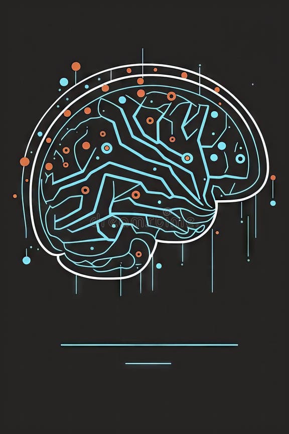 Artificial Intelligence Brain Logo Design Vector Minimal Flat Modern ...