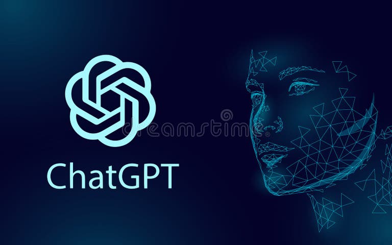 Artificial Intelligence Chat GPT. Machine Learning Online Technology Concept on Cloud Internet ...