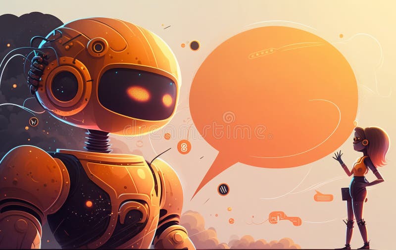 Artificial Intelligence ChatGPT, Chat Bot AI, Robot Application Chat GPT Stock Illustration ...