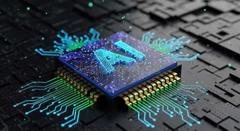 106 Ai Brain Digital Circuits Representing Advanced Technology Artificial Intelligence Stock ...