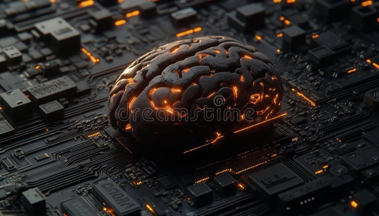 Artificial Intelligence Chip on Motherboard, Illuminating Deep Learning ...