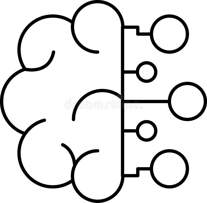 AI Platform Artificial Intelligence Ai Chip Vector Sign Outline Icon ...