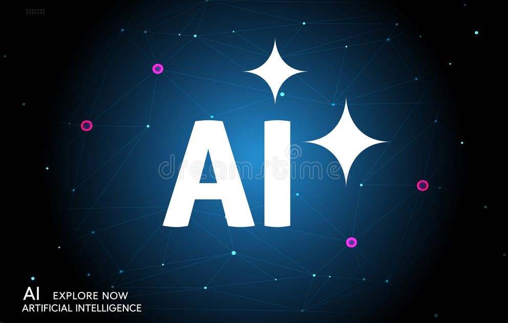 Artificial Intelligence Circuit Style, Machine Learning Design, Intelligent Network Digital ...