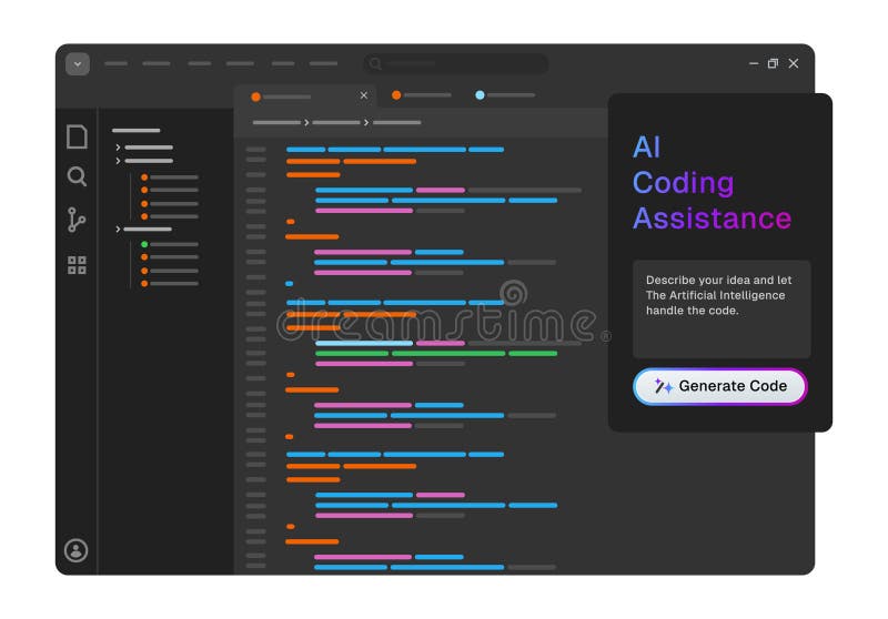 Artificial Intelligence Code Generation Stock Illustrations – 894 Artificial Intelligence Code ...