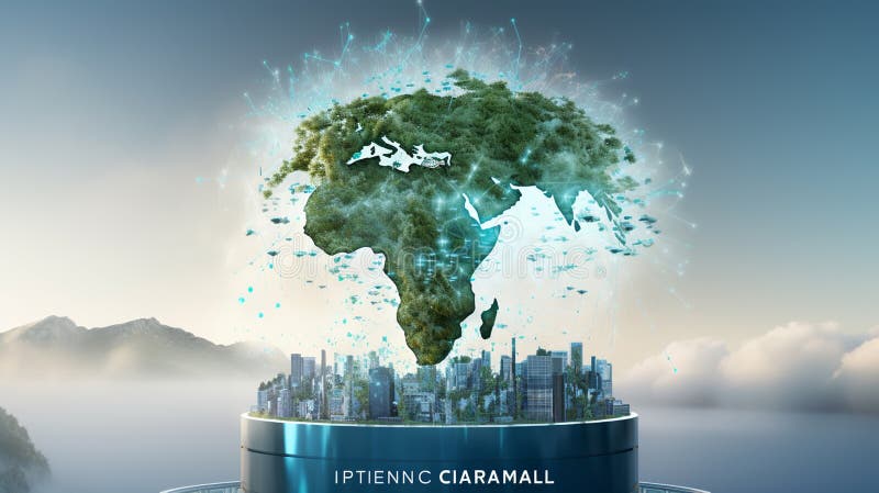 Artificial Intelligence in Combating Climate Change Illustration ...