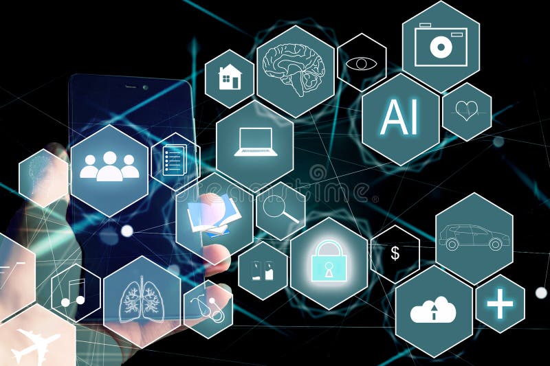 Artificial Intelligence and Communication, Ai Technology Stock ...