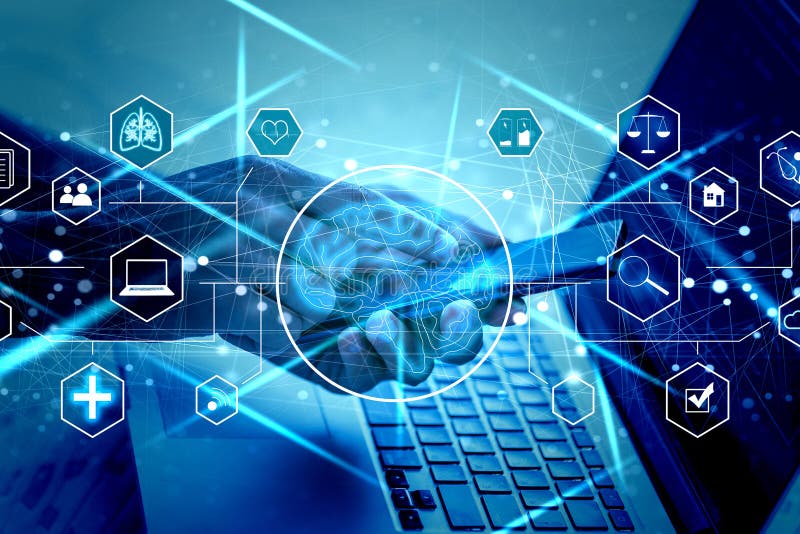 Artificial Intelligence and Communication, Ai Technology Stock Image ...