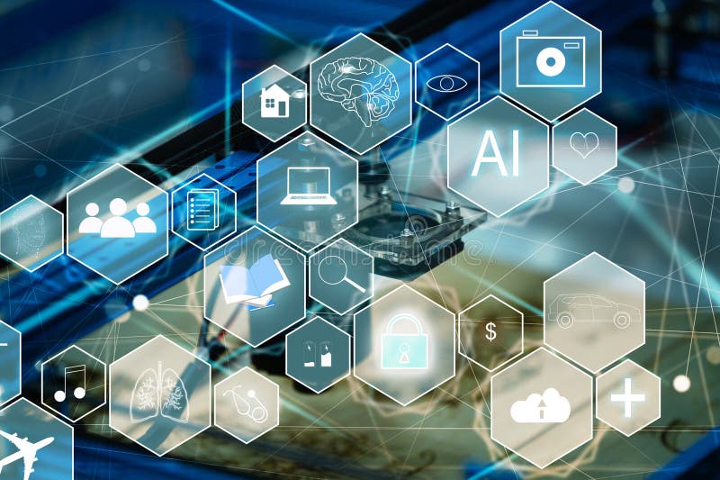 Artificial Intelligence and Communication, Ai Technology Stock Photo ...