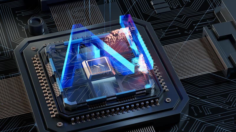 Artificial Intelligence in a Complex and Modern GPU Card 3D Rendering ...