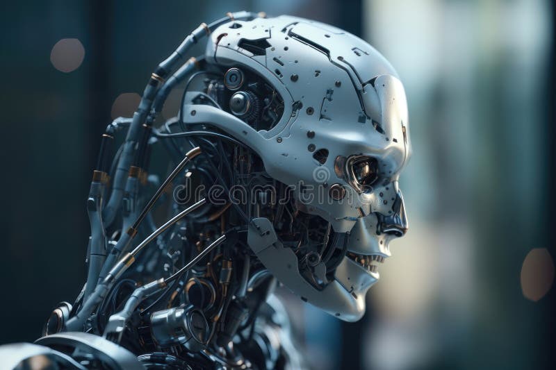 Artificial Intelligence Concept. AI Generated Stock Illustration ...