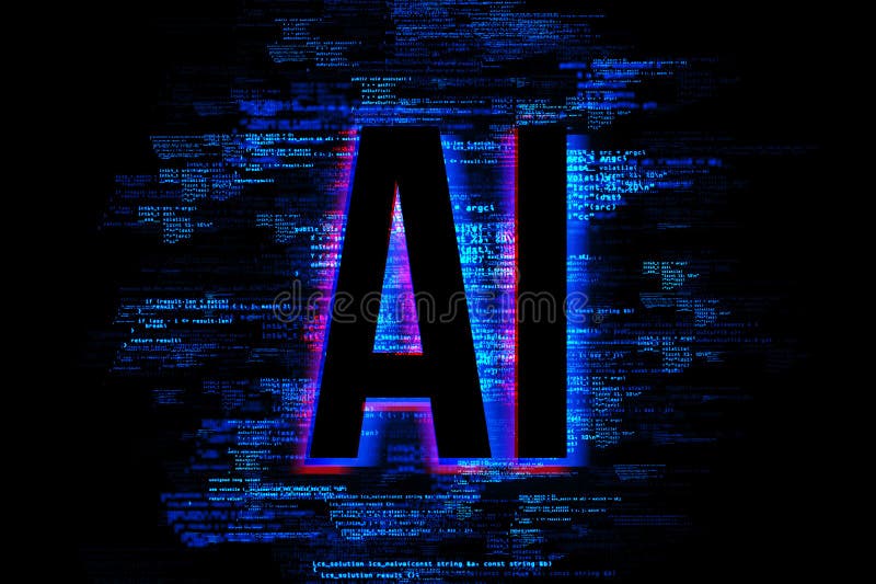 Neural Network and Scientific Technology Concept with Digital Glowing ...