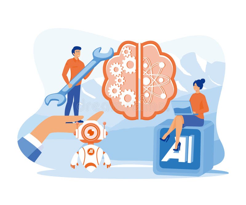 Artificial Intelligence Concept. AI, Machine Learning, Analysis ...