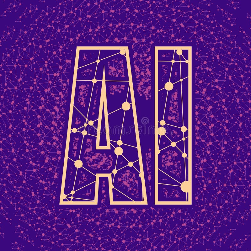 Artificial Intelligence Emblem Stock Illustration - Illustration of ...
