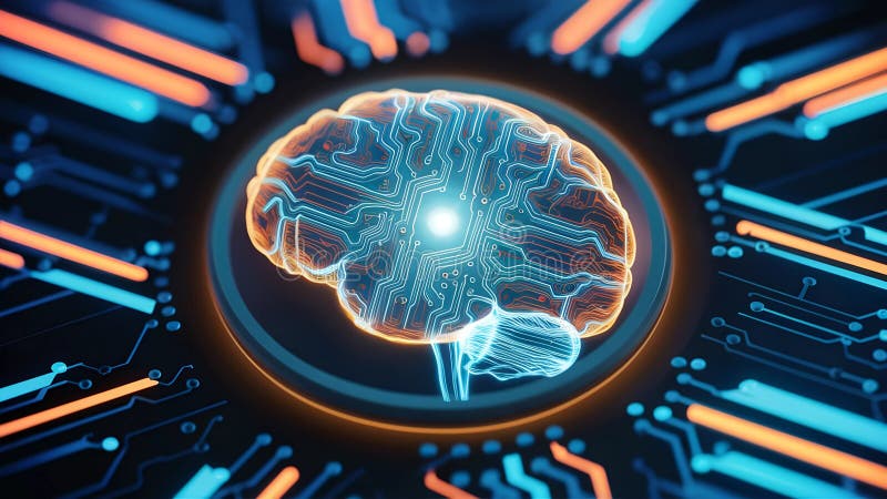 Artificial Intelligence Concept CPU Quantum Computing with Circuit ... Artificial Intelligence Concept CPU Quantum Computing with Circuit ...
