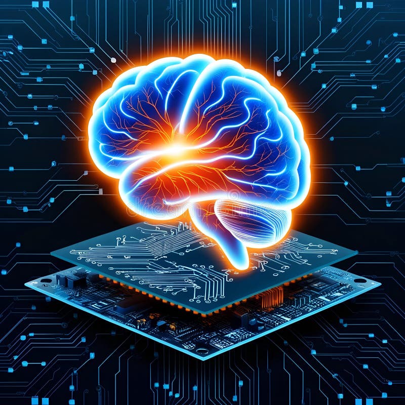 Artificial Intelligence Concept CPU Quantum Computing with Human ... Artificial Intelligence Concept CPU Quantum Computing with Human ...