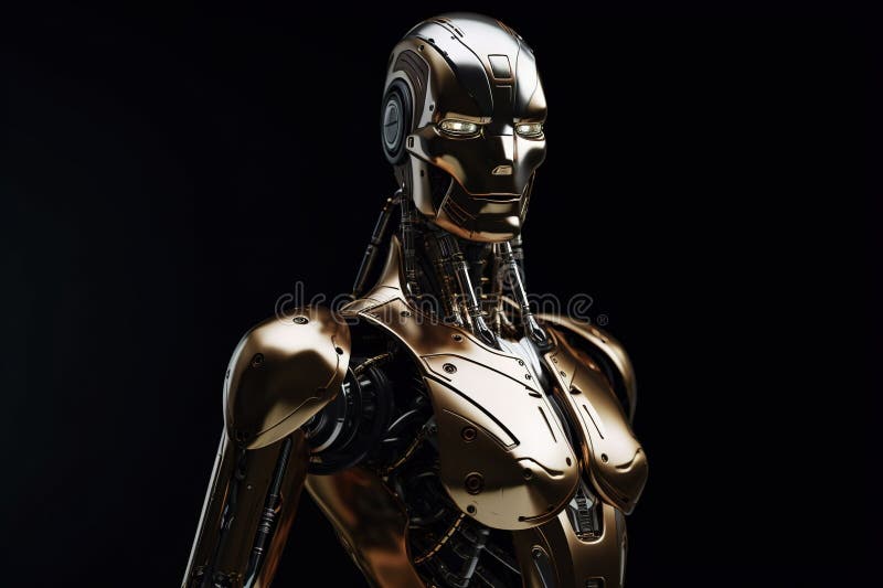 Artificial Intelligence. Concept of Digital Networks. Development of ...