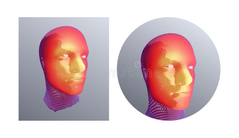Artificial Intelligence Concept. Face Recognition. Abstract Digital ... Artificial Intelligence Concept. Face Recognition. Abstract Digital ...
