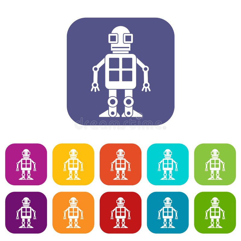 Artificial Intelligence Icons Red Stock Illustrations – 192 Artificial ...