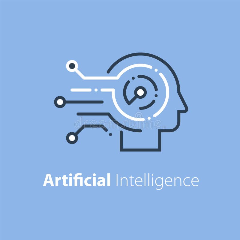 Artificial Intelligence Concept, Machine Learning, Robot Technology and ...