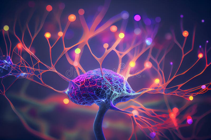 Artificial Intelligence, Conceptual Generative Ai Illustration Stock ...