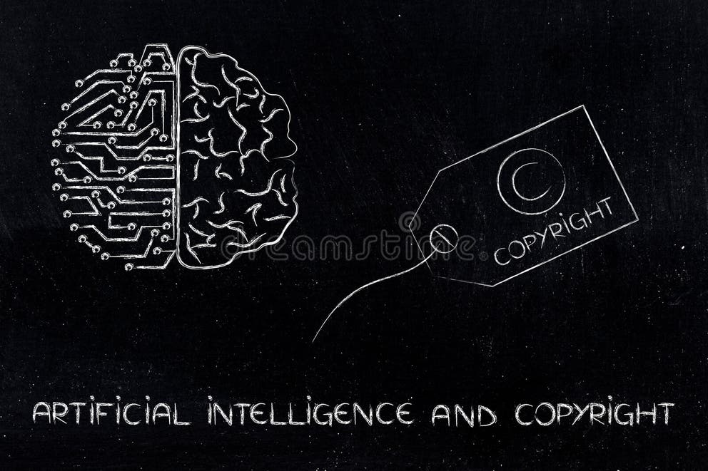 Artificial Intelligence and Copyright ,half Artificial Half Human Brain ...