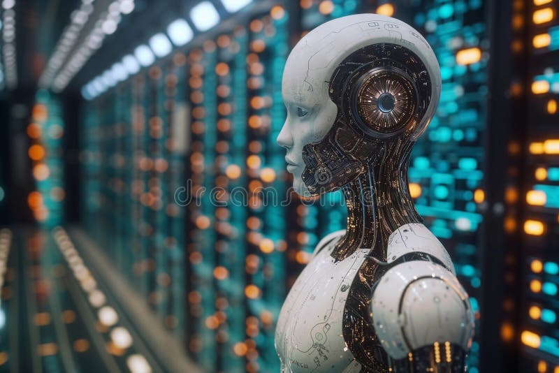 Artificial Intelligence Cyber Algorithms, Cyborg, Virtual Cyberspace ...