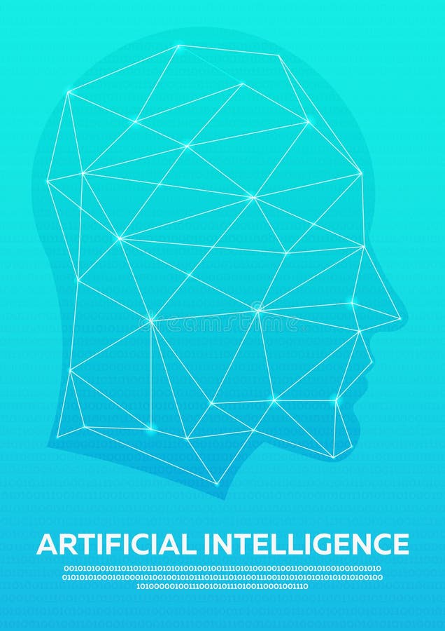 Artificial Intelligence, Cybernetic Brain, Binary Code. Vector ... Artificial Intelligence, Cybernetic Brain, Binary Code. Vector ...