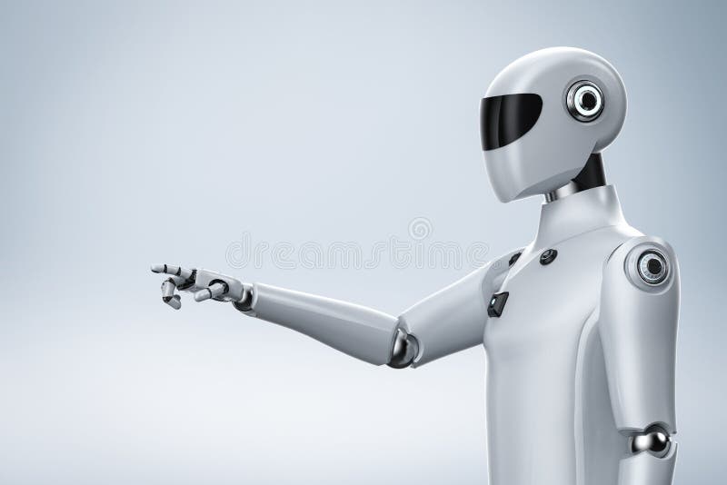 Artificial Intelligence Cyborg or Robot Run Stock Illustration ... Artificial Intelligence Cyborg or Robot Run Stock Illustration ...