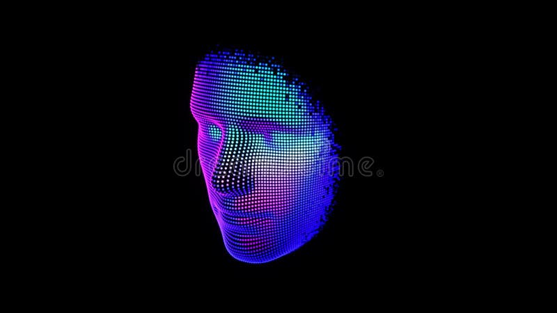 Artificial Intelligence 3D Human Face is Created from Ultraviolet ...
