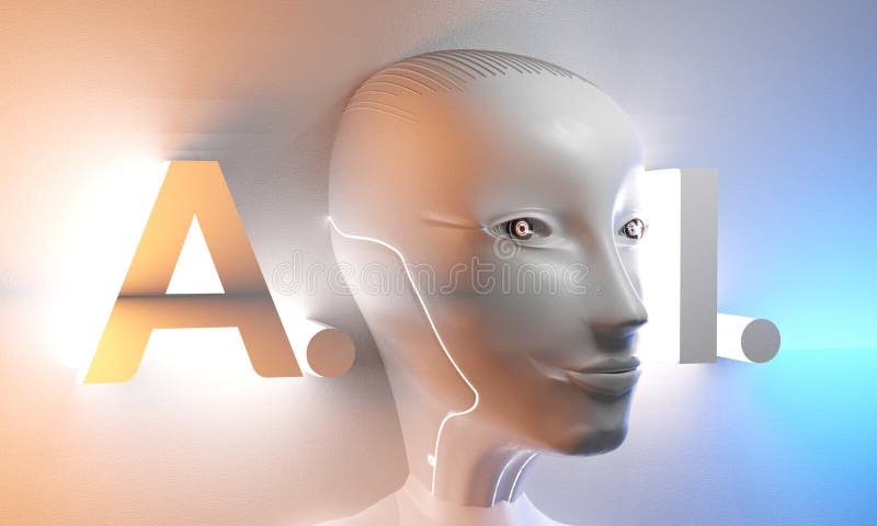 Artificial Intelligence 3d-illustration Stock Illustration ...