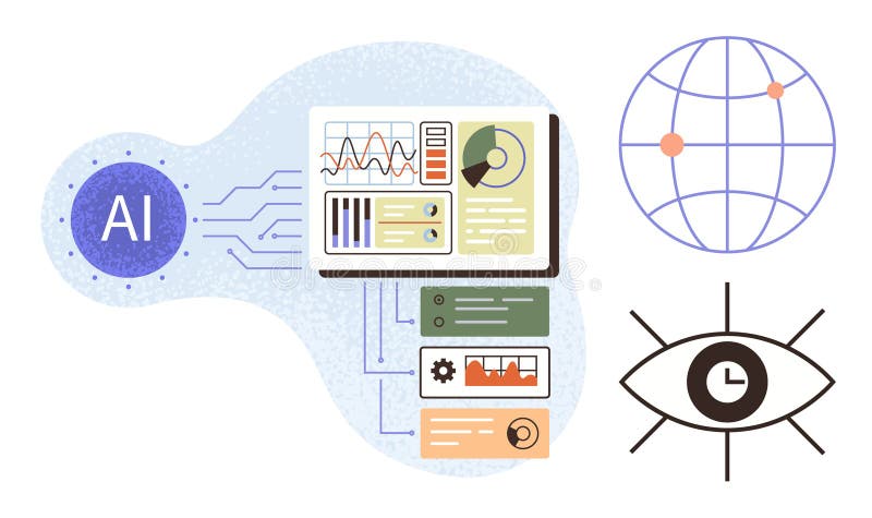 Artificial Intelligence Data Analysis with Dashboard, Global Connectivity, and Visual Insights ...