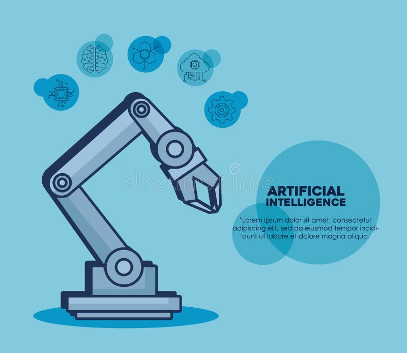 Artificial Intelligence Design Stock Vector - Illustration of ...