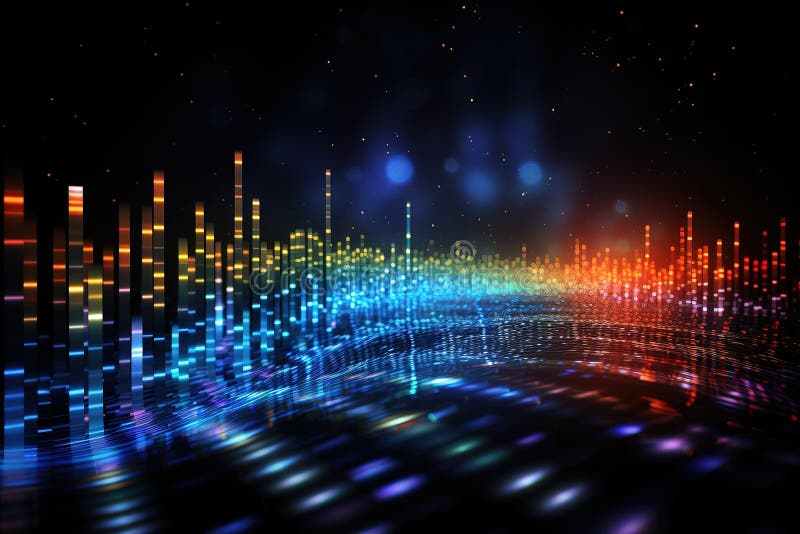 Artificial Intelligence Digital Binary Code Abstract Background Technology Futuristic,generative ...